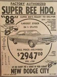 1968 Dodge Super Bee Ad….. – The Lounge – The Diecast Zone Forums