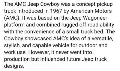 1967 Jeep Cowboy – The Lounge – The Diecast Zone Forums