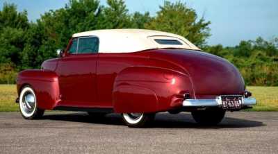 Here is, hopefully, my last ’41 Ford custom; this one is a convertible ...